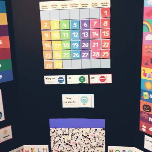 Circle Time Board: English Only Version by RoShamBo Homeschooling