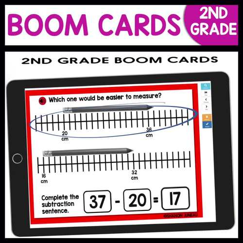 Number Line Practice using Boom Cards by Shanon Juneau We are Better ...