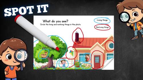 Living and Nonliving Things Science Unit | Kindergarten and First Grade ...