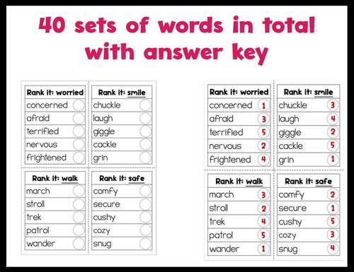 Shades of Meaning Candy Jar Craft Bulletin Board Idea | TPT