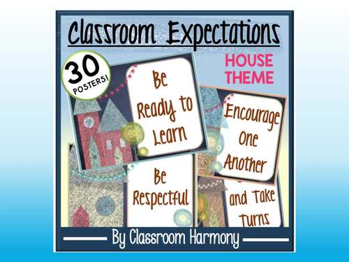 Classroom Expectations Posters | Behavioral System & Rules | SEL ...