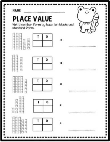 1st grade Place value | Addition & Subtract with multiple of 10 | TPT