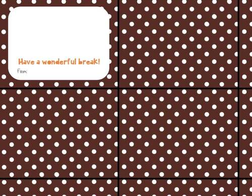 Chocolate Candy Bars Variety Pack Winter Holidays Gift Tags Bundle-Twix ...