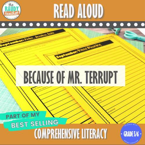 Read Aloud | Because of Mr Terupt | Novel Study by The Raudy Teacher