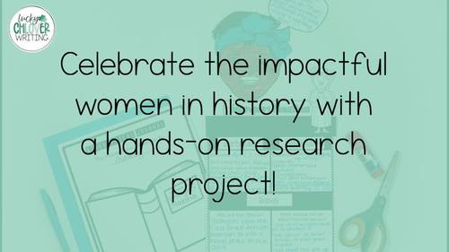 Womens History Month Project - Biography Template Research Paper