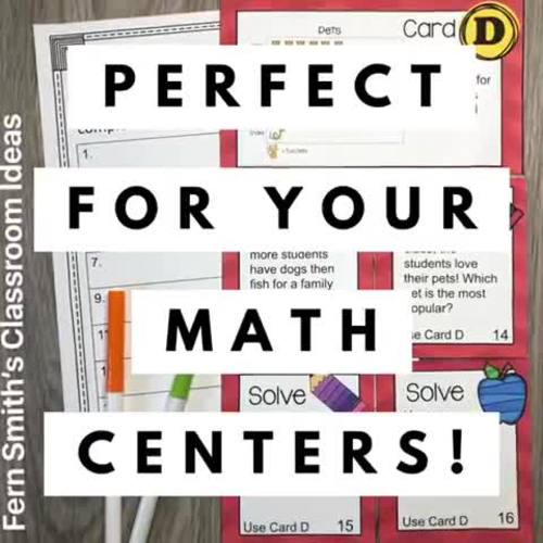 Use and Make Picture Graphs Task Cards Bundle for Third Grade | TPT