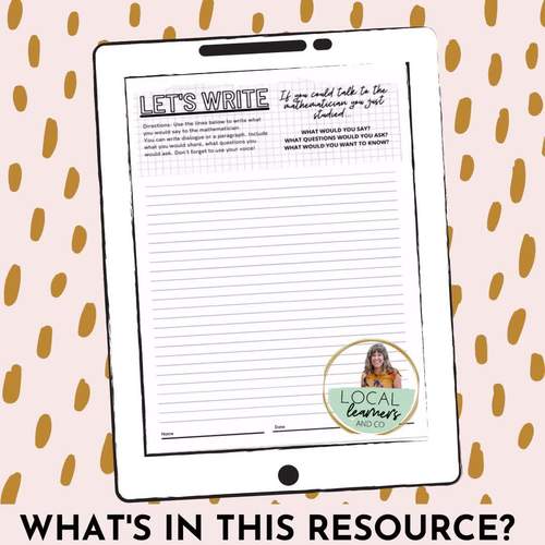 Black History Month Leaders Mathematician by Mona Math | TpT