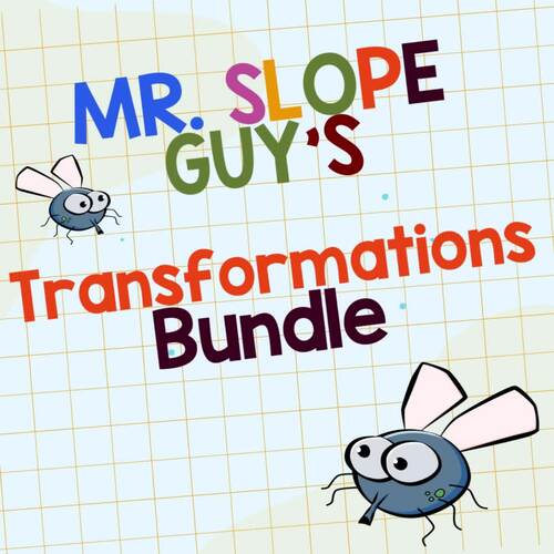 Transformations Worksheets Bundle by Mr Slope Guy | TPT