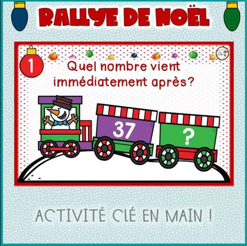 French Christmas Activity | Rallye de Noël 1re année by Caroline Joannette