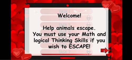 Valentine's Day Escape Room Percent Increase & Decrease & Percent of a ...