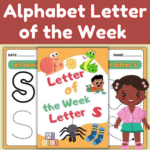 Alphabet Letter of the Week Worksheets -Games, Letter of the Week ...