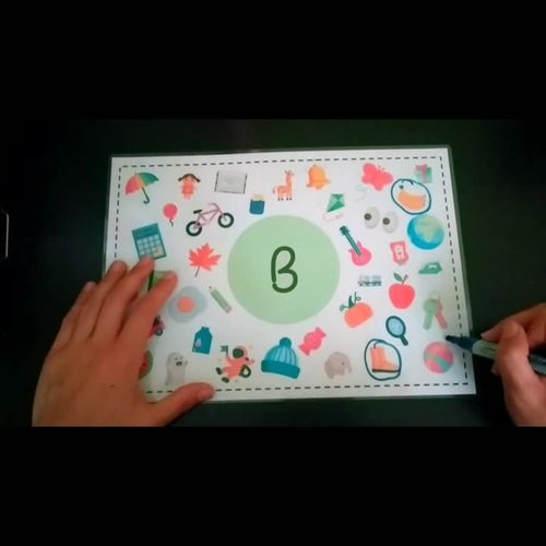 I SPY Initial letter-sound alphabet mats - literacy center activities