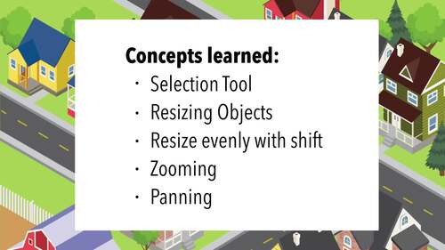 Interactive Adobe Illustrator art: Learn to select, resize, pan, zoom