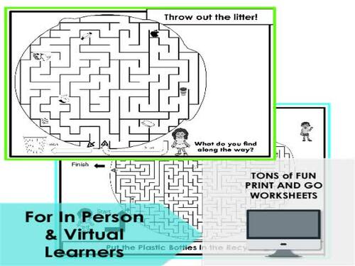 Earth Day Vocabulary Activities Speech Therapy Toddlers, Pre-K, K ...