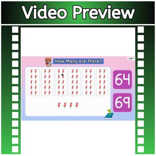 Count and Pick: How Many are There? (Numbers 61-70) Digital Resources