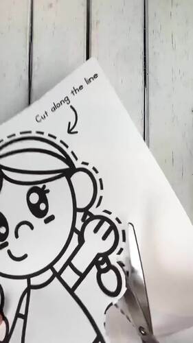 Football Craft Celebration Kids Dress Up Printable Cut & Paste Activity ...