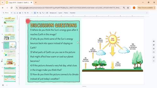 Grade 6 - Earth Systems - Alberta Science - Google Lesson Slides