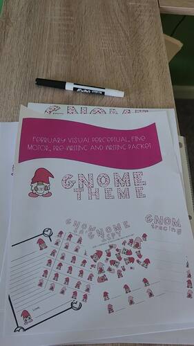 Valentine's Gnome packet: Fine motor, visual perceptual, writing ...