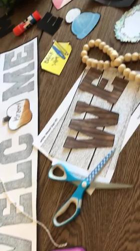 Editable Welcome Sign with Seasonal Interchangeable Pieces | GROWING BUNDLE