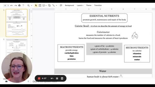 Nutrients In Food For The Culinary High School And FCS Classroom