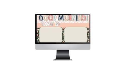 Editable Spring Welcome PowerPoint/Google Slide Templates by Brooke ...