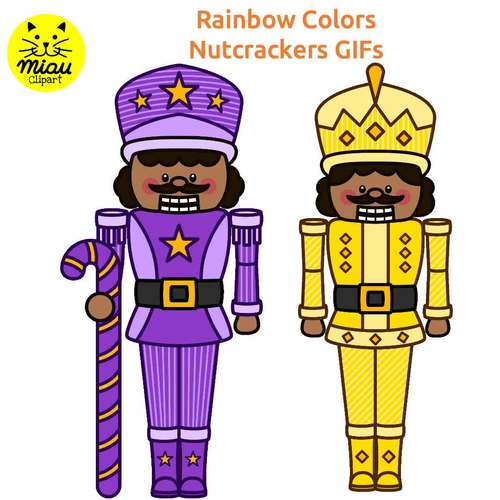 Christmas Rainbow Colors Clipart | Nutcracker | Patterns | Gifs by Miau ...