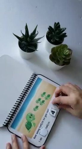 Let’s Count, Sea Animals. AN ADAPTED AND INTERACTIVE BOOK by Spectacokids