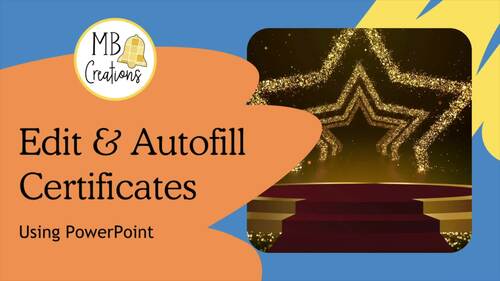 Spelling Bee Certificates & Awards -Edit Template & Autofill Names in ...