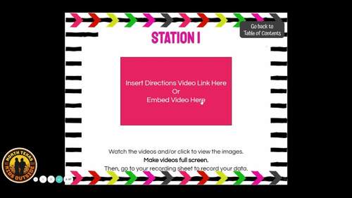 Digital Stations Editable Template for Google Slides | Arrow | TPT