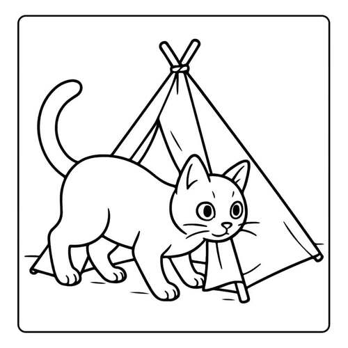 Cat Moments Coloring Pages | 60 Cute Cat Printable Coloring Sheets