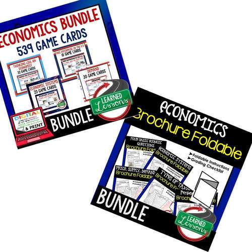 Supply & Demand, and Prices BUNDLE, Economics BUNDLE Distance Learning ...