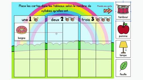 Activités (Les syllabes) - Syllable Activities by La fourmi apprentie