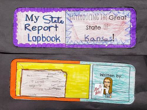 State Lapbook for ANY State! Includes instructions!! by Plante a Seed