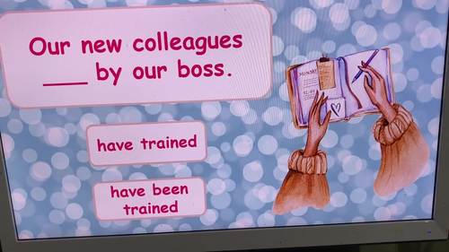 PRESENT PERFECT PASSIVE VOICE ESL interactive grammar game quiz test