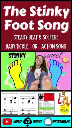 The Stinky Foot Song - An Action Song or Baby/Toddler Bounce | Solfege ...