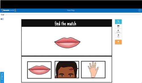 Body Parts Identification Life Skills Boom Cards™ Task Cards | TPT