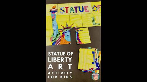 Statue of Liberty Collaboration Poster — Pop Art Style! by Art with Jenny K