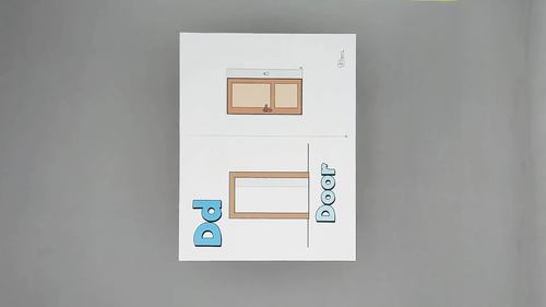 Letter D – 3D Craft by 10 Minutes of Quality Time | TPT