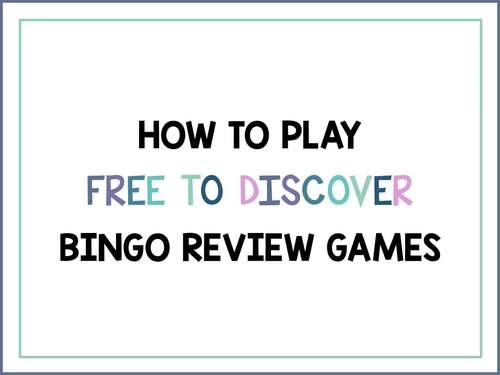 Statistics and Probability Review Game by Free to Discover | TPT