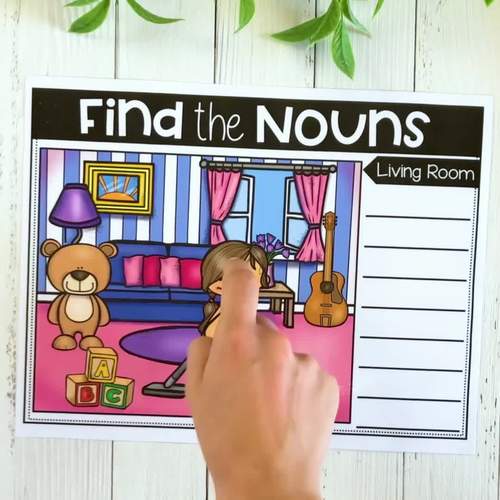 Nouns Activity - Nouns Center by My Teaching Pal | TPT