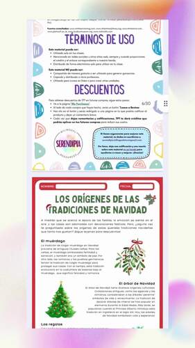 Tradiciones de Navidad Lectura | Christmas Traditions Spanish Reading ...
