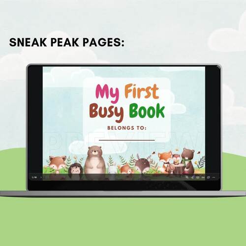 Busy Binder for Toddler and Preschool | My First Writing & Tracing Busy ...