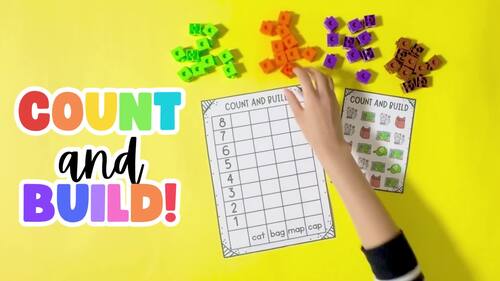 CVC Activities | Phonics Literacy and Math Centers | Phonics Math Games