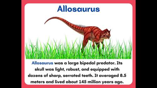 Let's learn about Dinosaurs. Printable & Digital Science lesson. Google ...