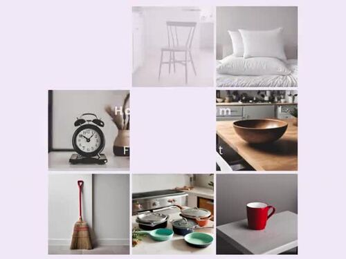 Household Items Flashcards- Printable Around the House Picture Cards 4 ...