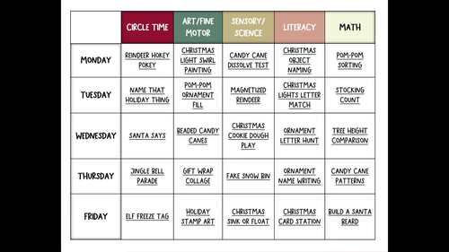 Preschool Lesson Plans: Christmas BUNDLE | TPT