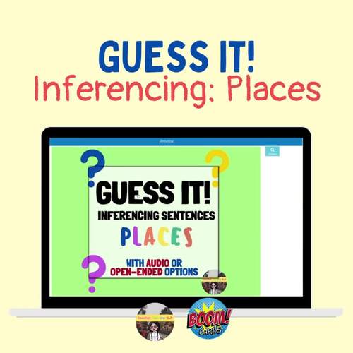 Guess It! Inferencing: Places by Teacher Jen the SLP | TPT