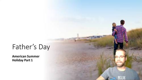 FATHER'S DAY ESL Fun Lesson & Activities: Game, Reading, Vocab, & Matching