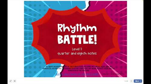 Rhythm Sight Reading Music Game - Interactive Rhythm Drills | TPT