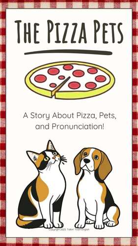 Pronunciation ED Endings: The Pizza Pets ESL Audiobook Presentation ...